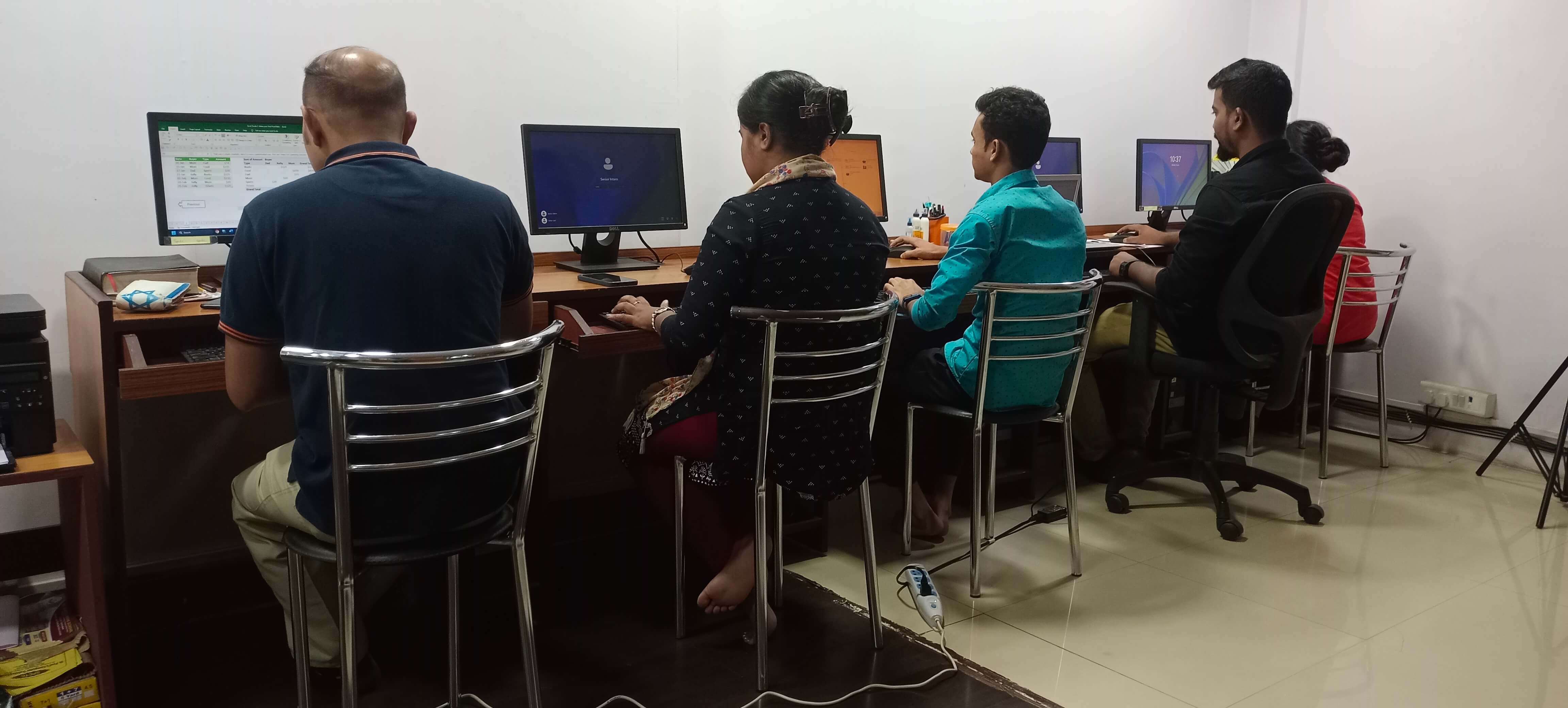 Spoken English and computer training